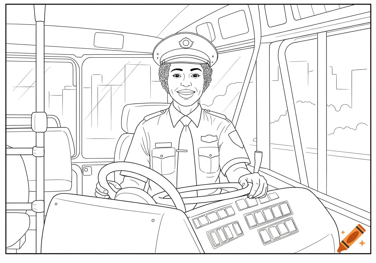 A coloring page shows a smiling African American girl with freckles and ...