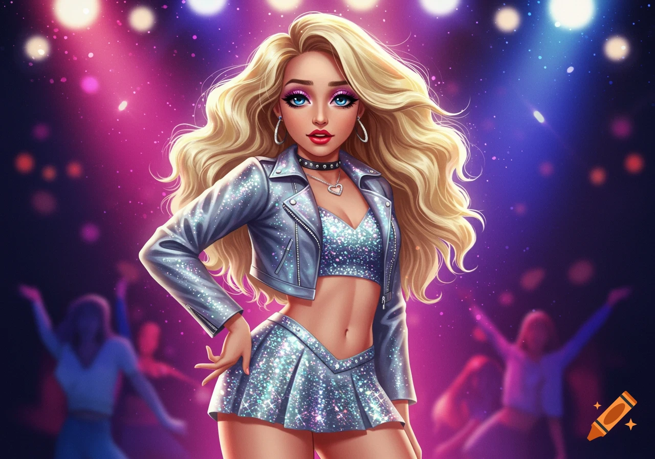 Barbie+png created on Craiyon