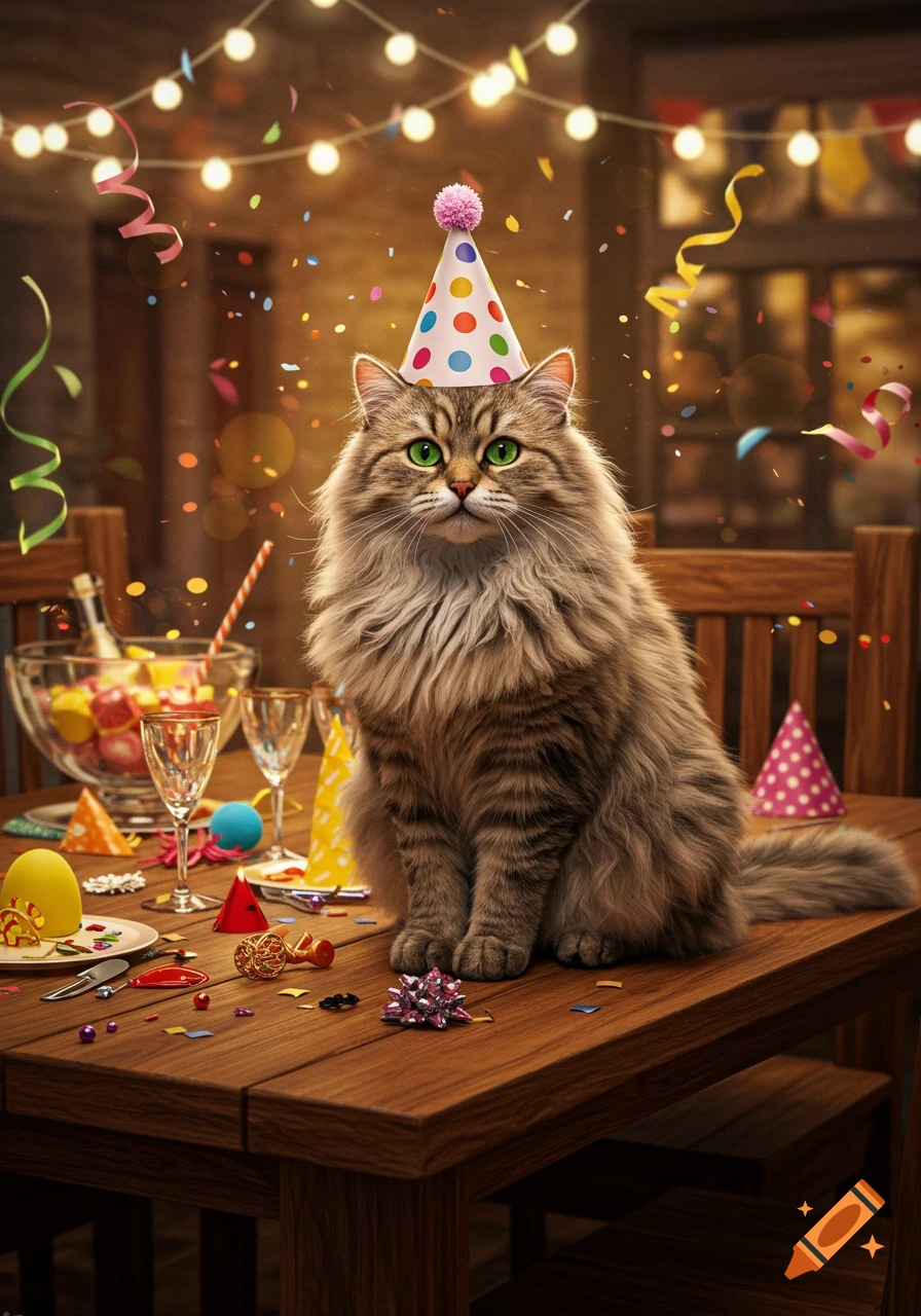 A detailed illustration of a grey cat vomiting green goo onto a ...