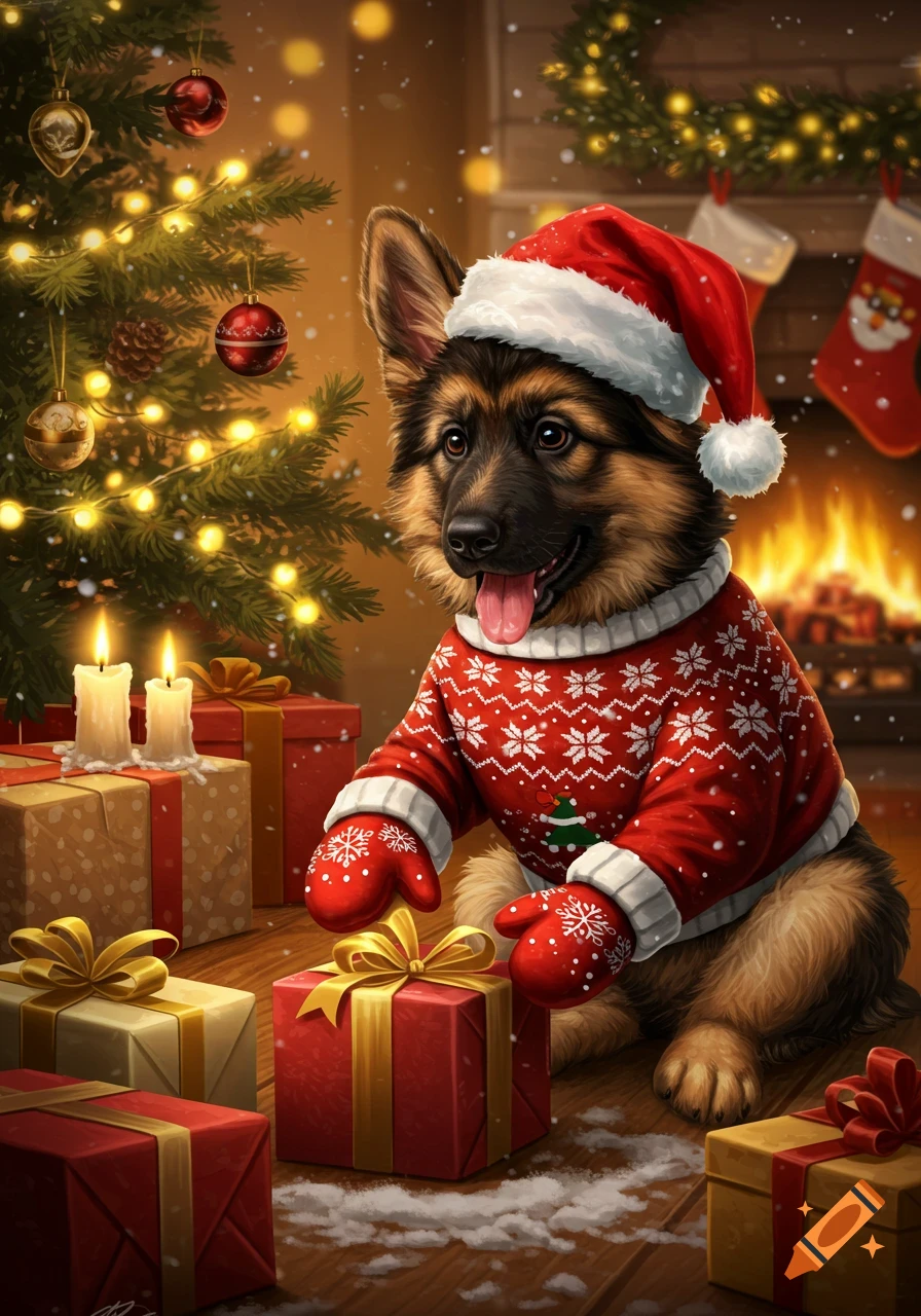 A photorealistic hamster in a tartan scarf stands on a step-stool ...