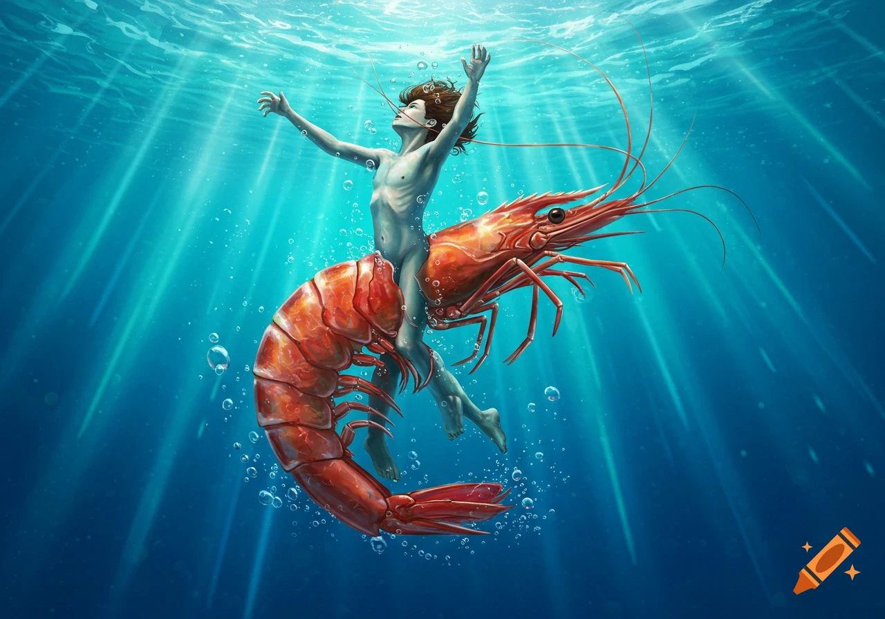 Seafood+boil+drawing created on Craiyon