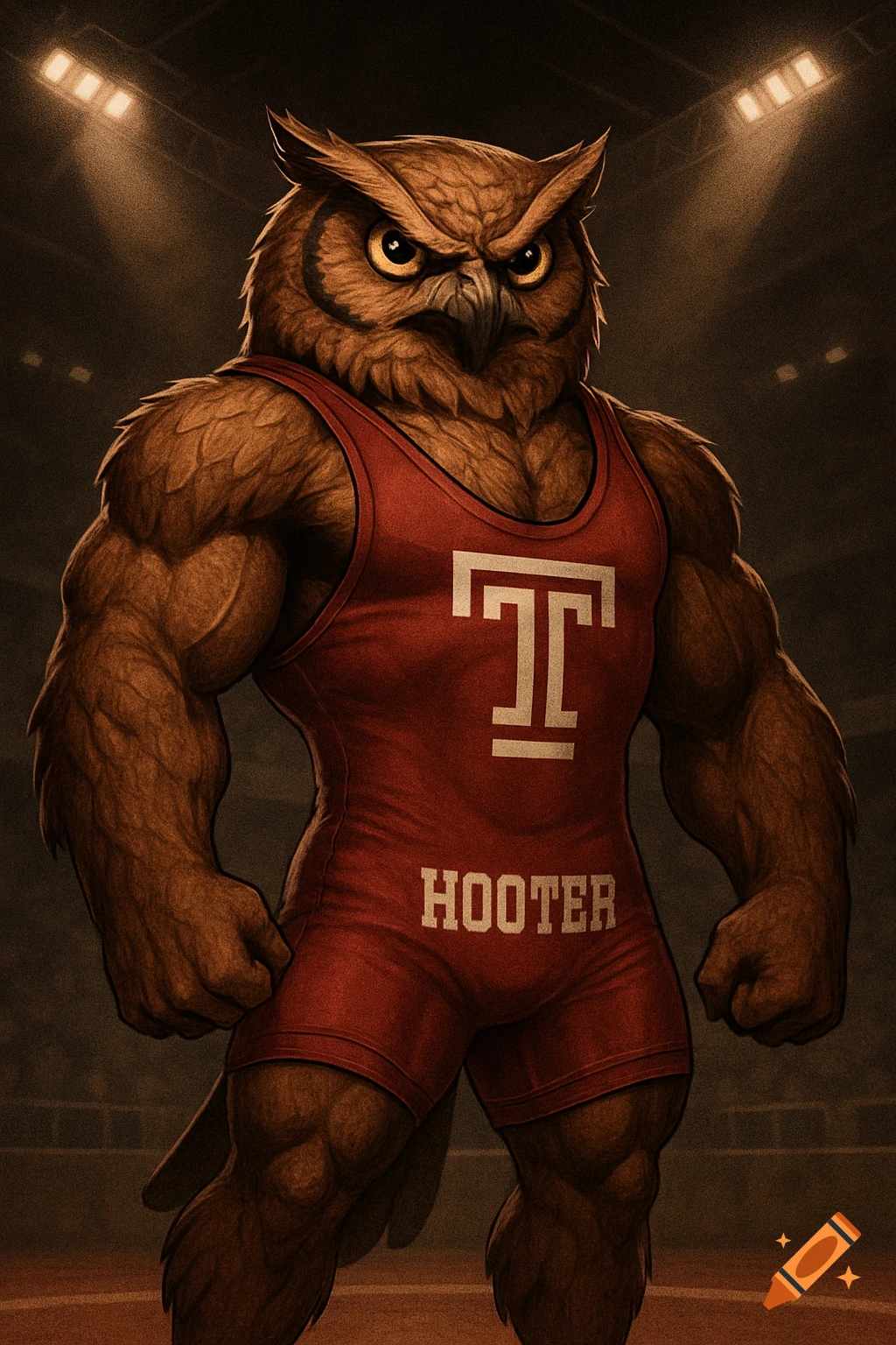 Wrestling images created on Craiyon