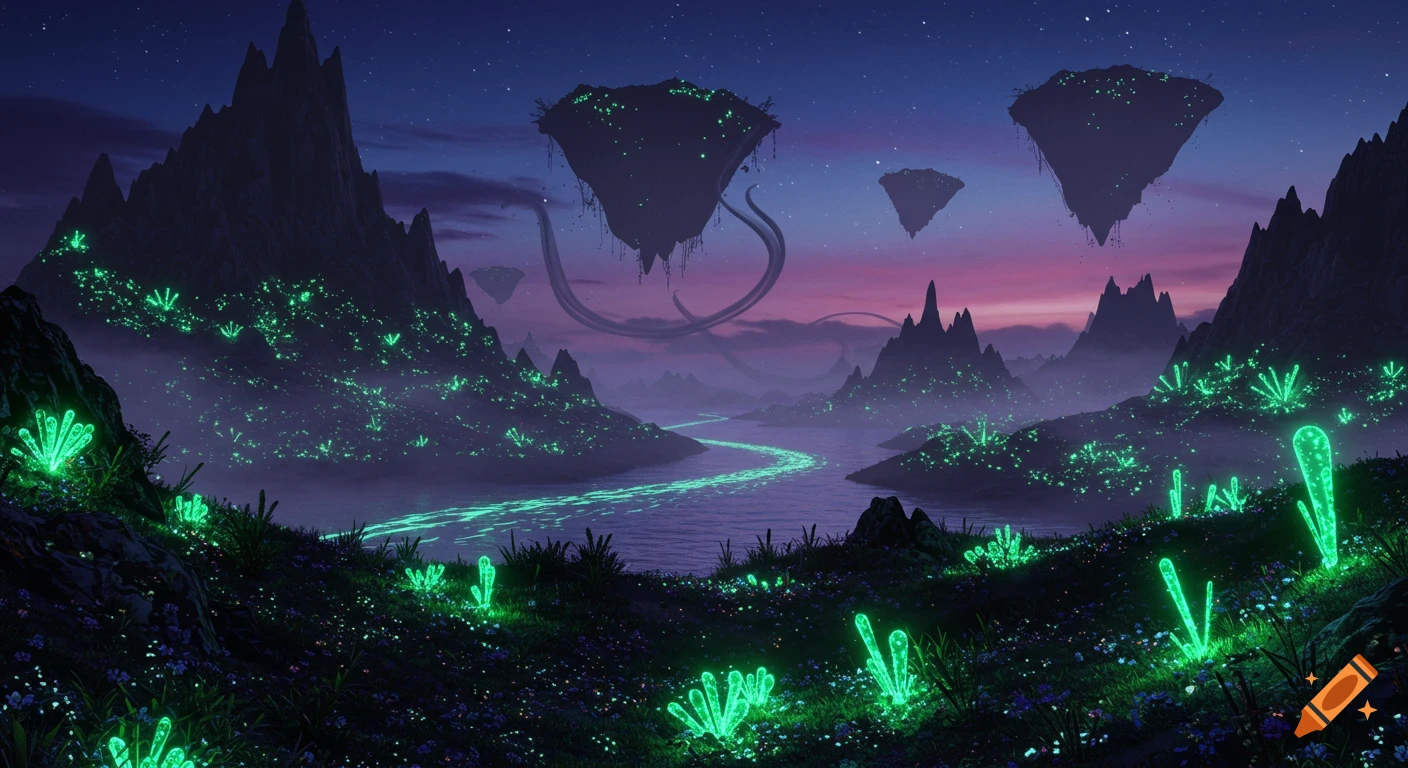 A dark, blocky Minecraft End biome with tall obsidian-like pillars ...