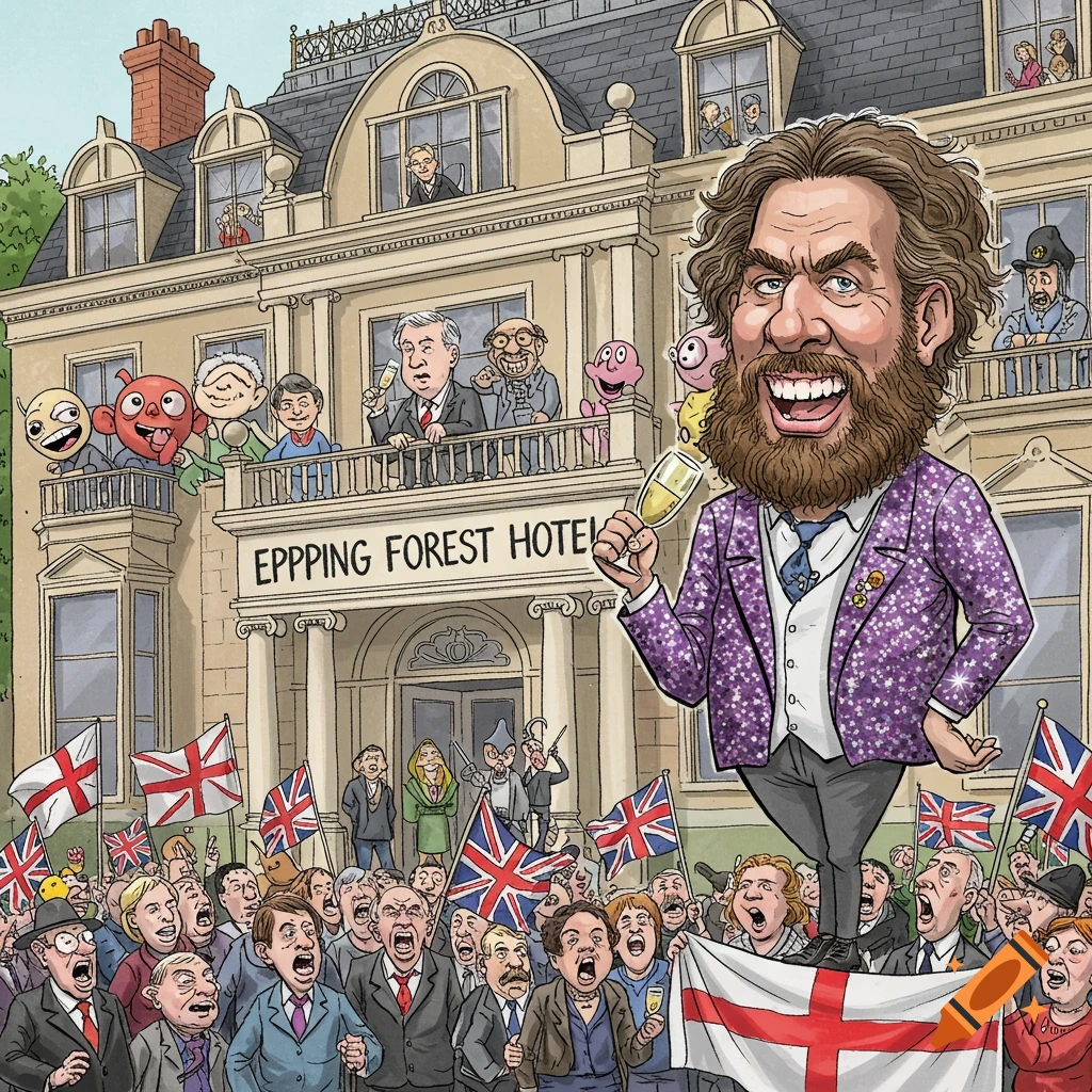 Protestor+cartoon created on Craiyon