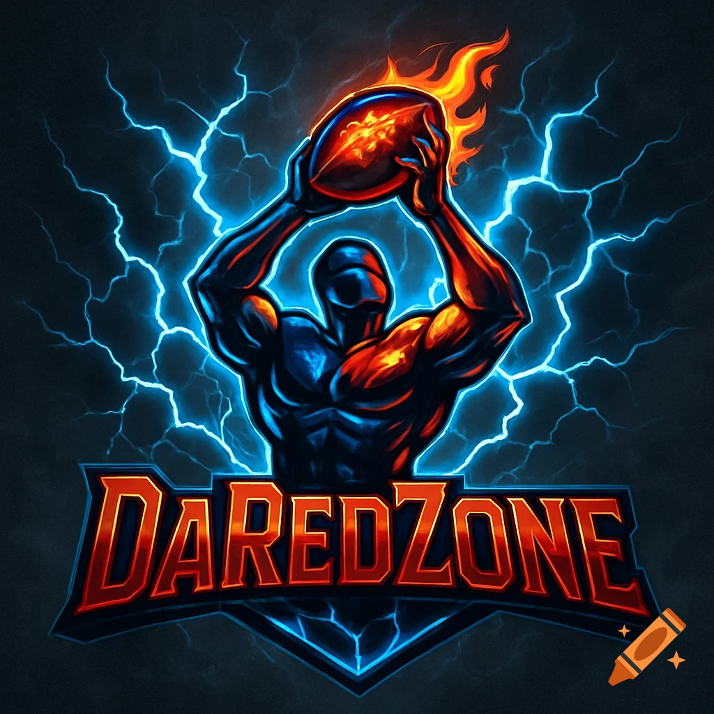 A futuristic cybernetic skull logo with glowing eyes in a neon blue ...