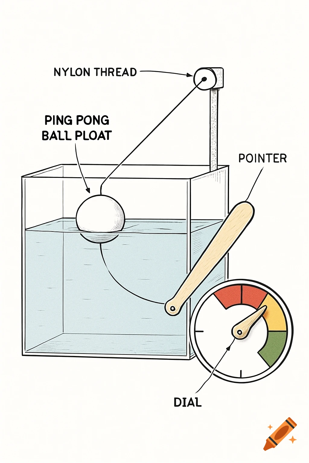 A detailed diagram illustrating the components and knots of a Carolina ...