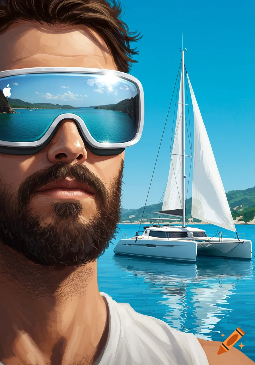 A grey, black, and white sport racing sailboat named 'APEX PREDATOR ...