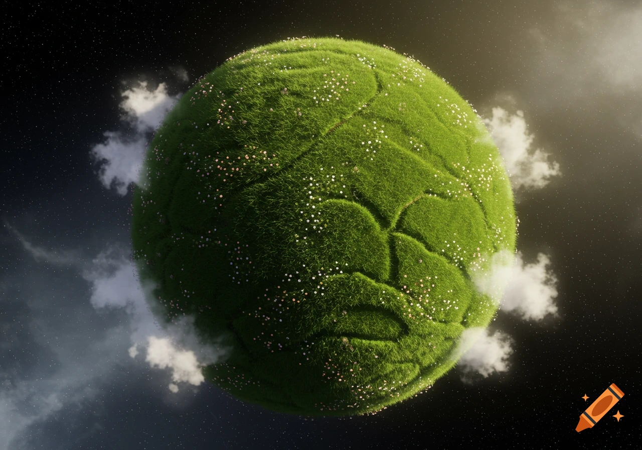 Зелений+фон created on Craiyon