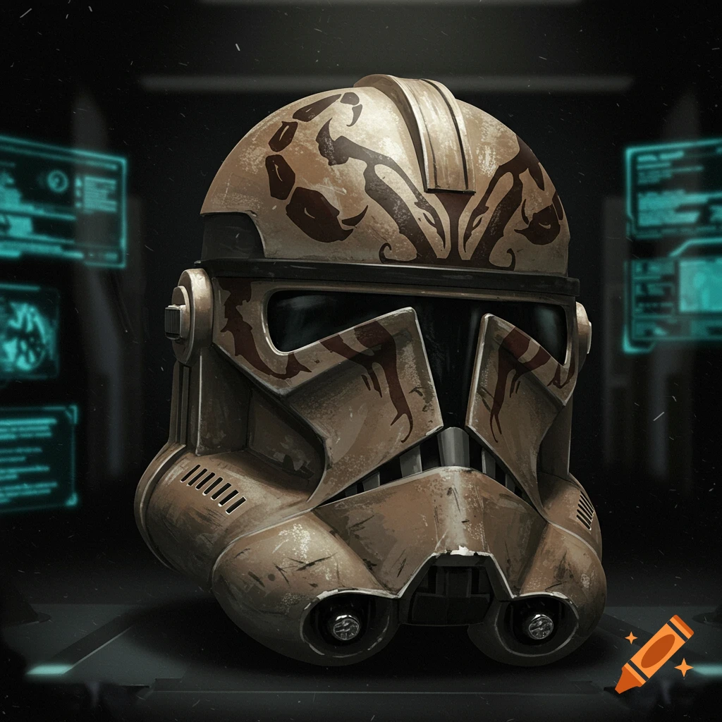 Tau Fire Warrior Helmet created on Craiyon