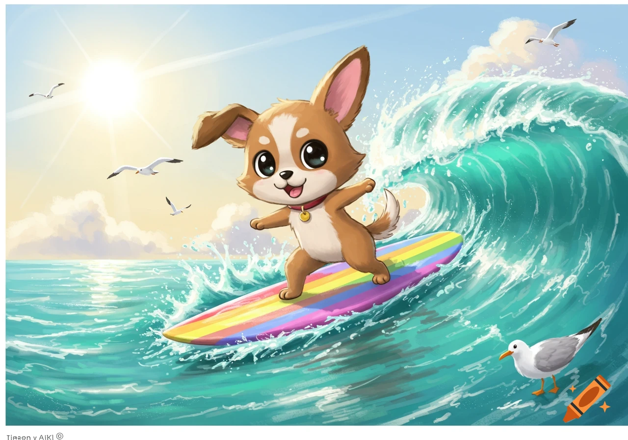 Corgi+animated+dance created on Craiyon