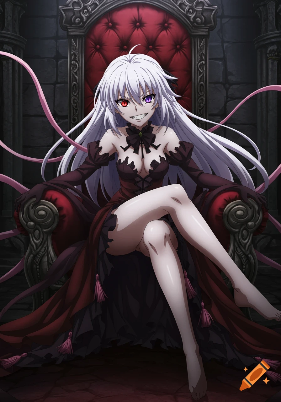 Rosario+vampire+girls created on Craiyon