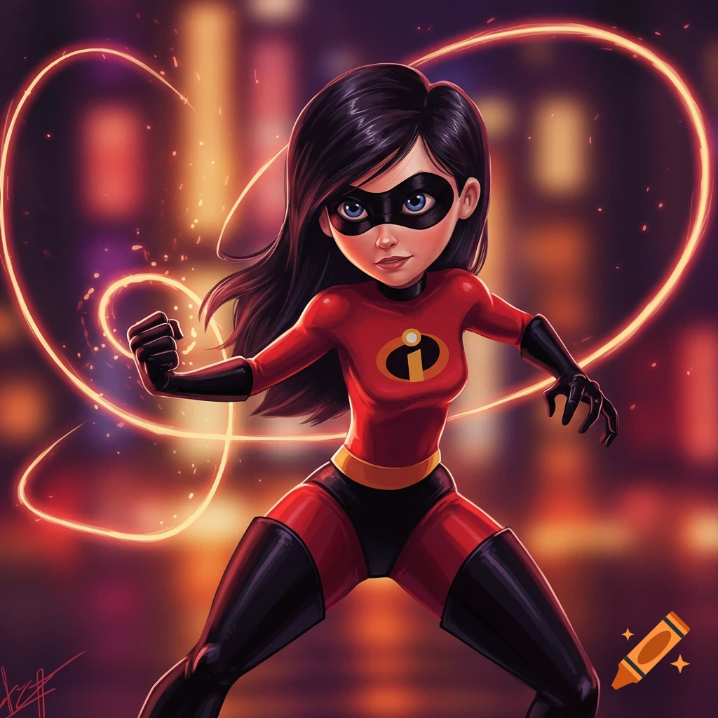 Elastigirl+r64+animation created on Craiyon