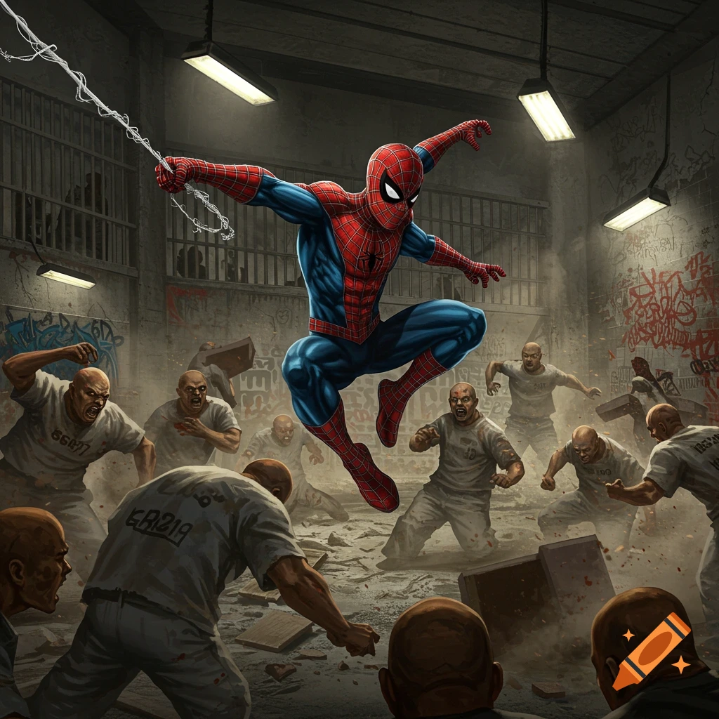 Spiderman+with+hulk created on Craiyon