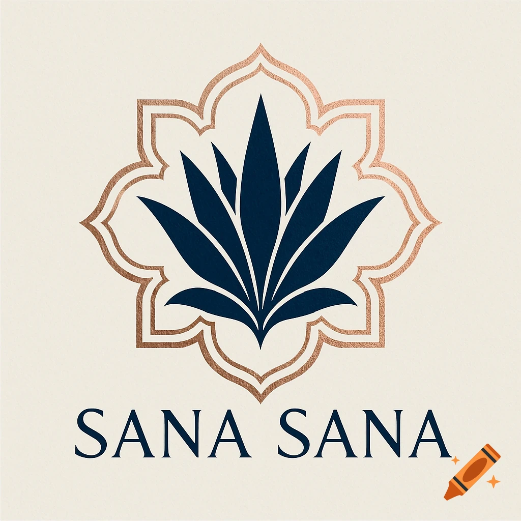 Minimalist logo of two hands holding a diamond shape with three wavy ...