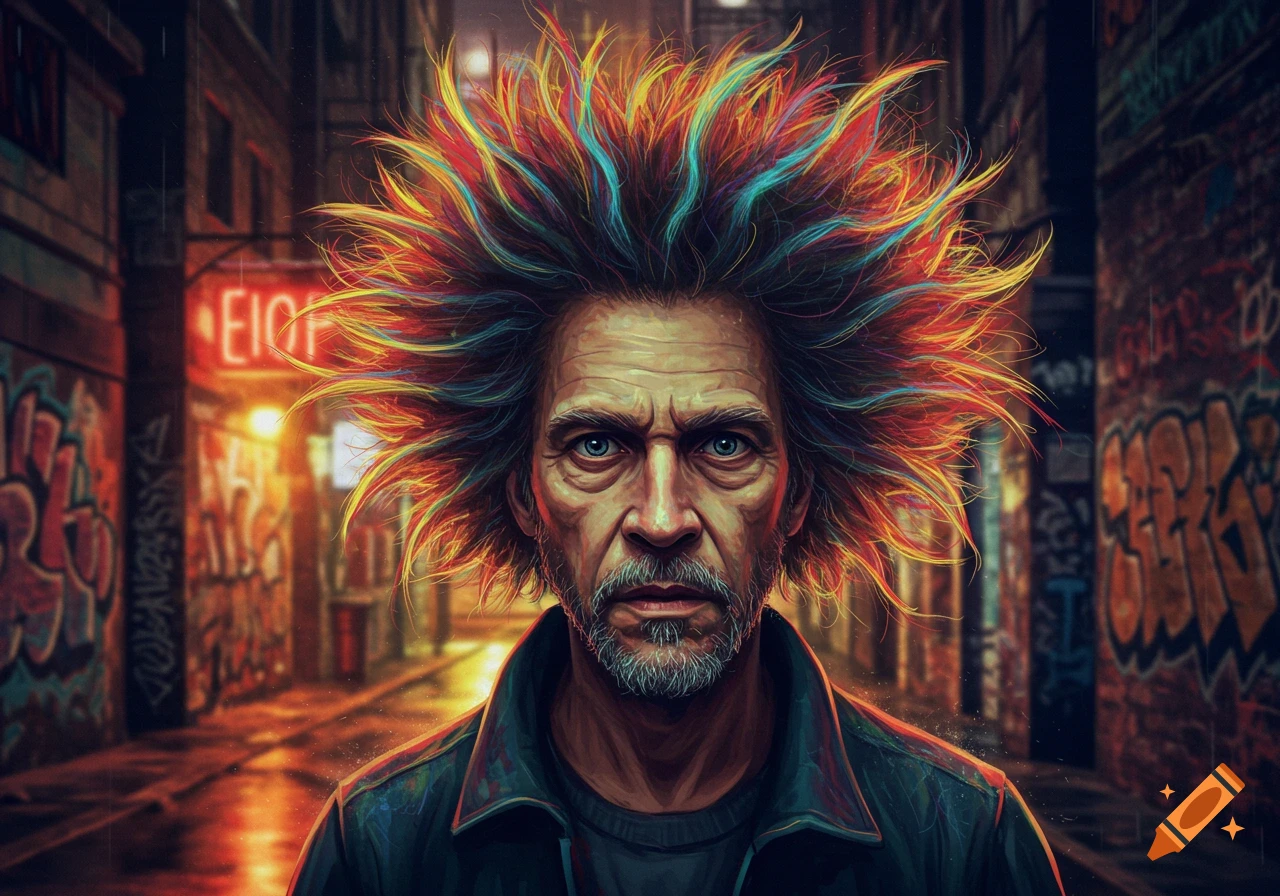 Portrait images created on Craiyon