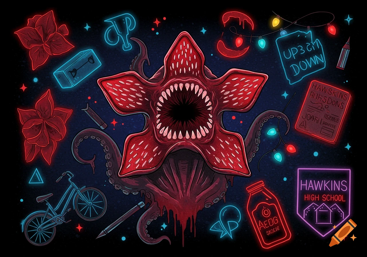 Vecna+stranger+things+png created on Craiyon