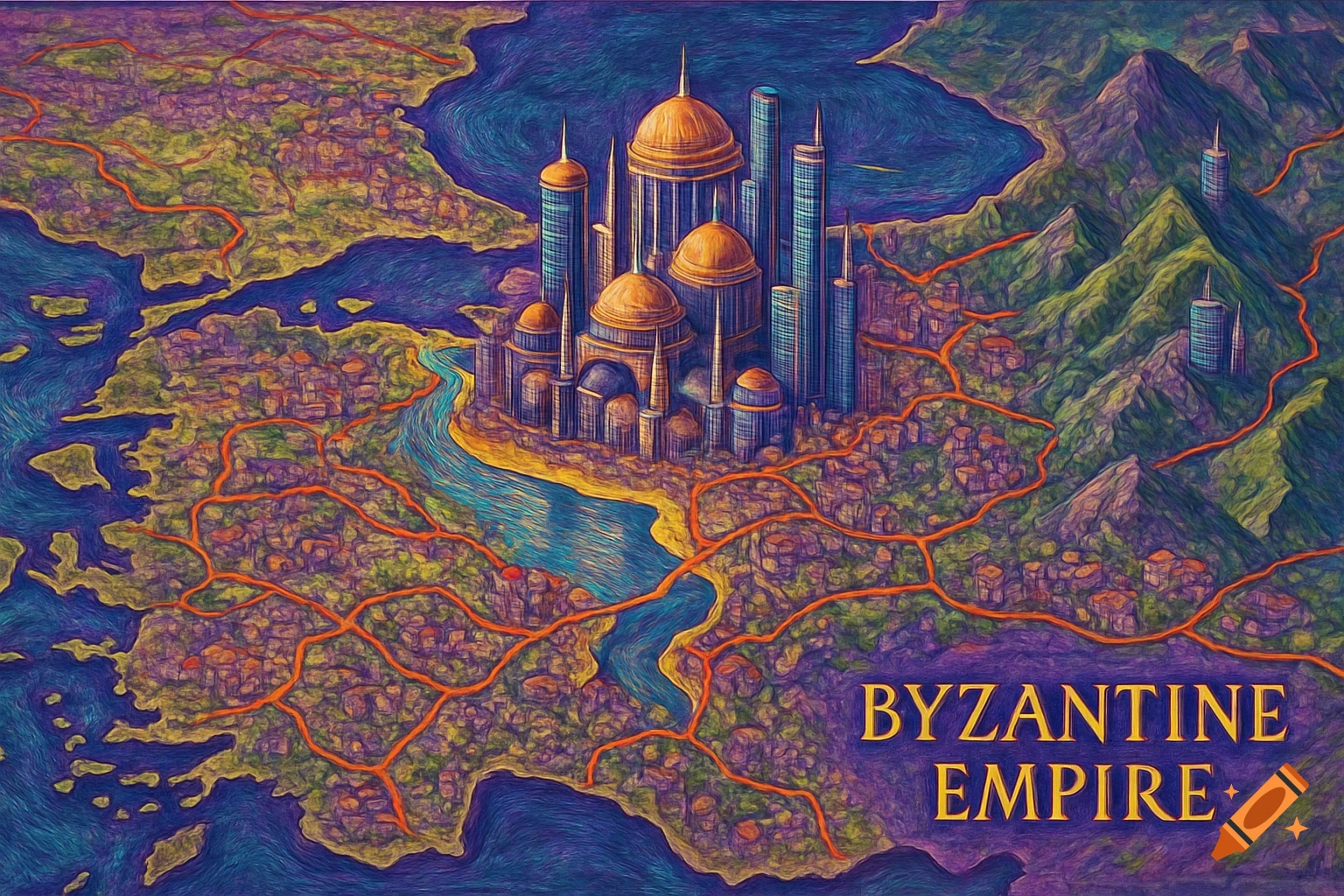 Egypt+carte+mockup created on Craiyon