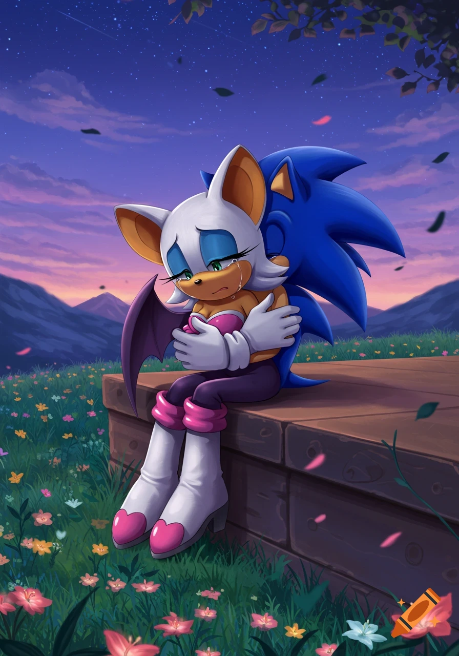 A vibrant illustration of Sonic, Tails, Knuckles, Amy, Cream, and Blaze ...