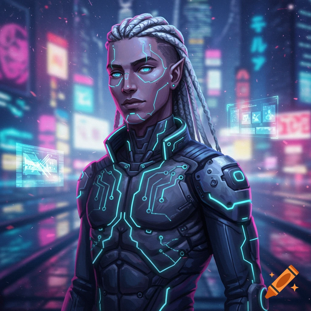 Ballerina in a futuristic city with Giger style on Craiyon