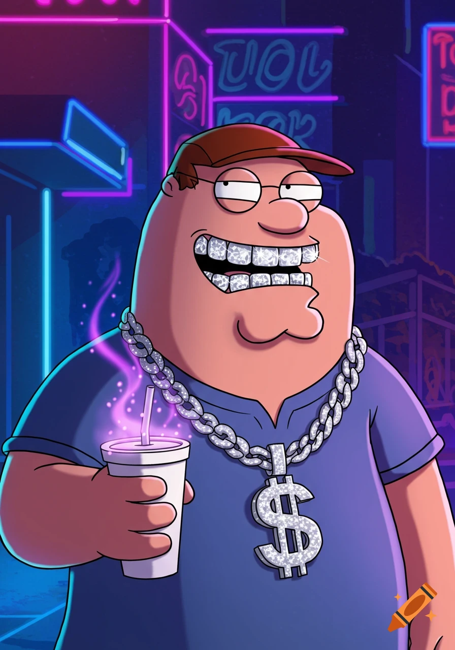 Rigby from Regular Show, a raccoon-like character, in a leather jacket ...