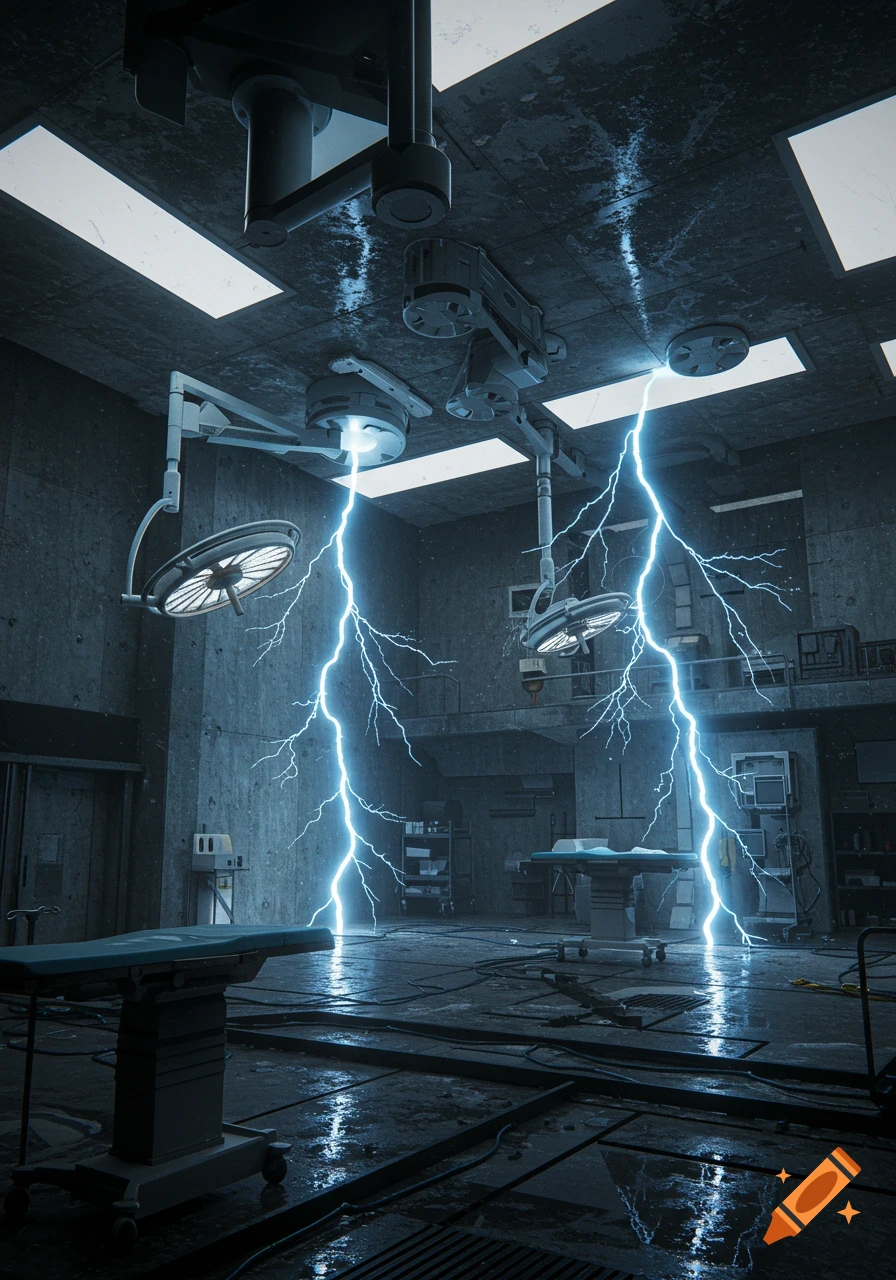 A clean, well-lit industrial machine room with two large pumps, copper ...