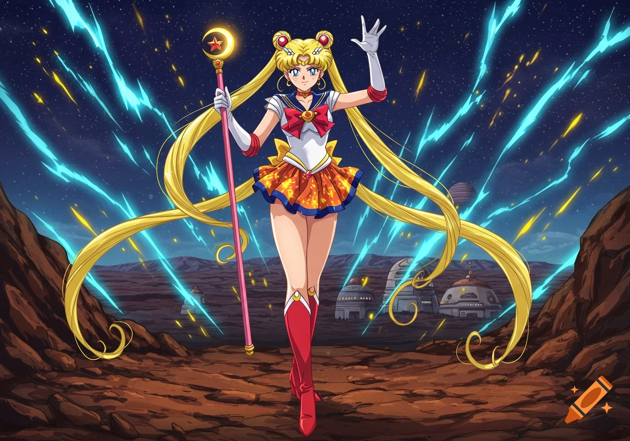 Sailor Moon created on Craiyon