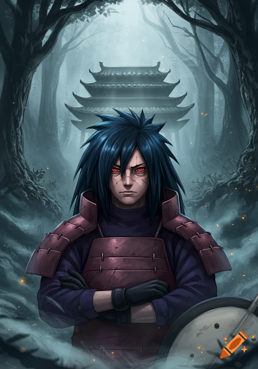 Mewtwo, a purple creature, stands dramatically in an Akatsuki cloak and ...