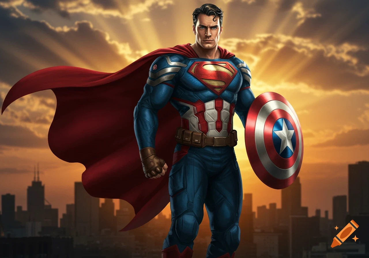 Superheroe+con+a created on Craiyon