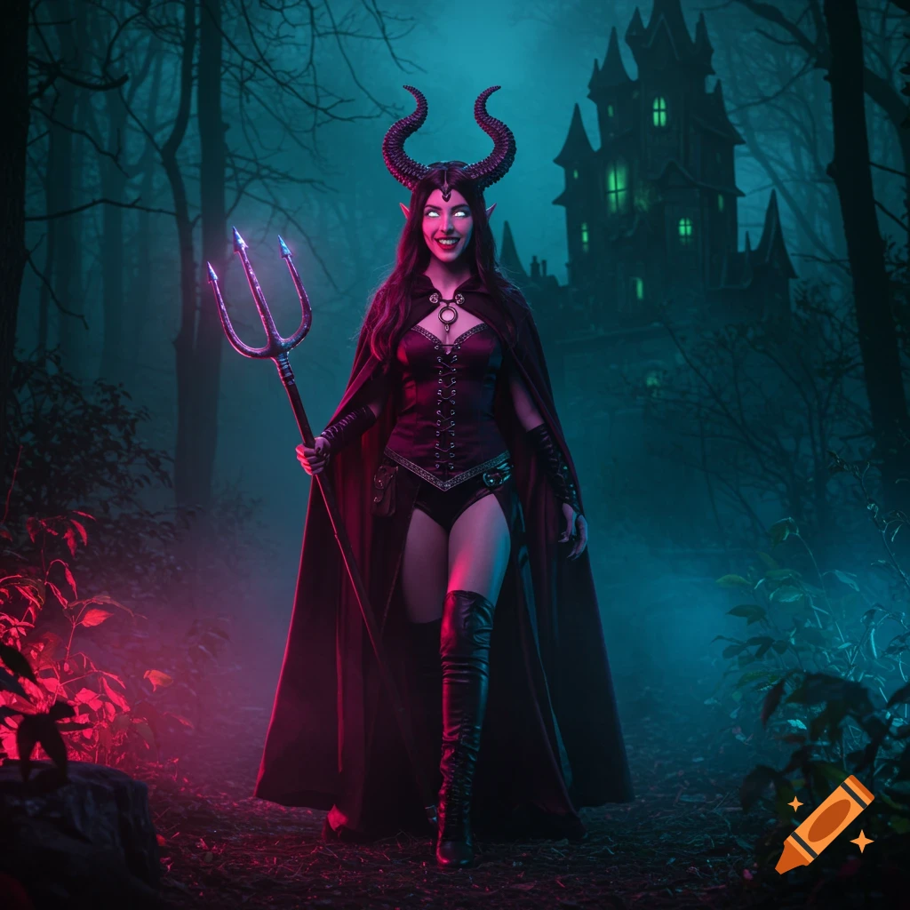 Tim Burton inspired diorama of odd creatures gathering in dreamscape ...