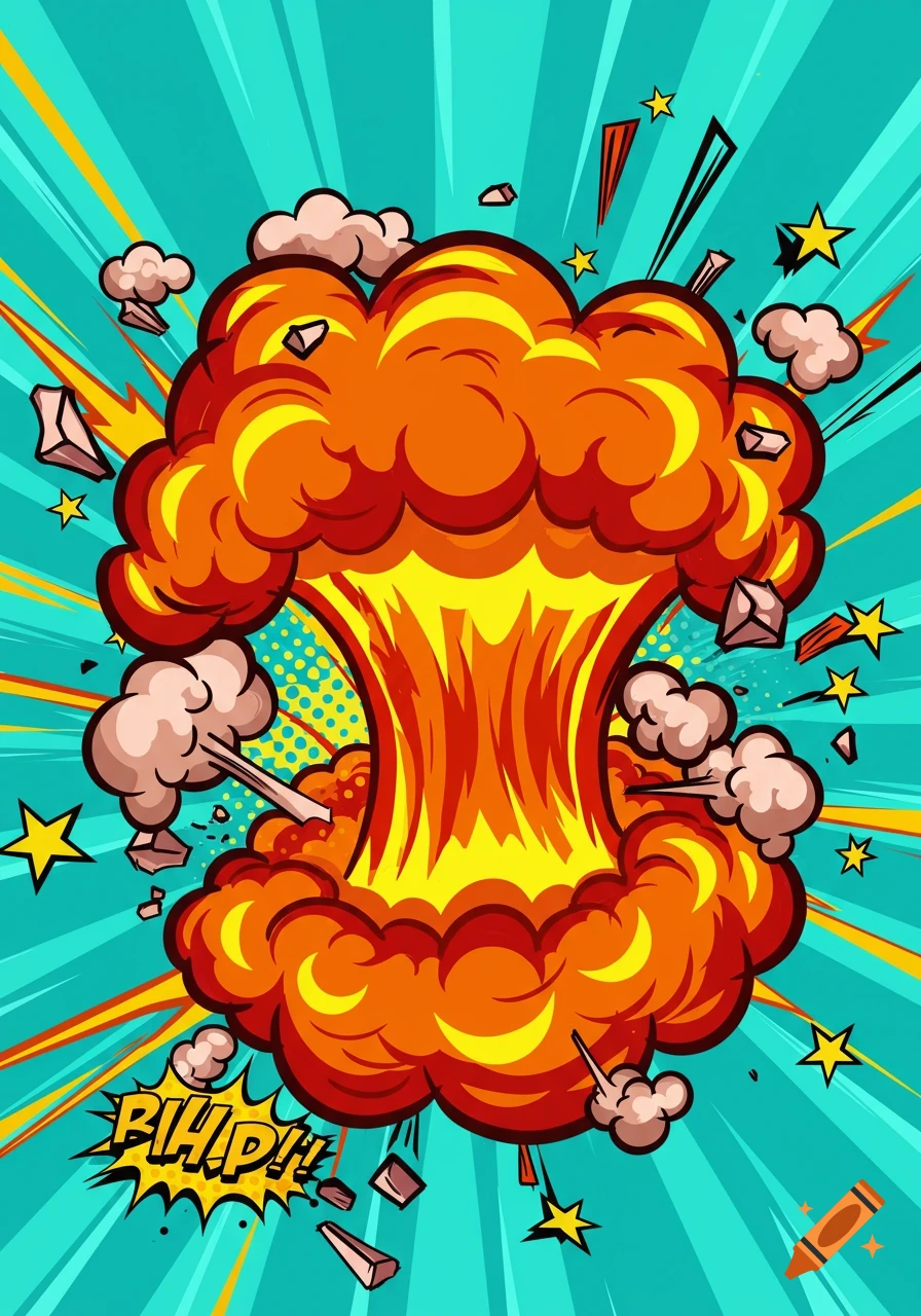 Nuke+clipart created on Craiyon