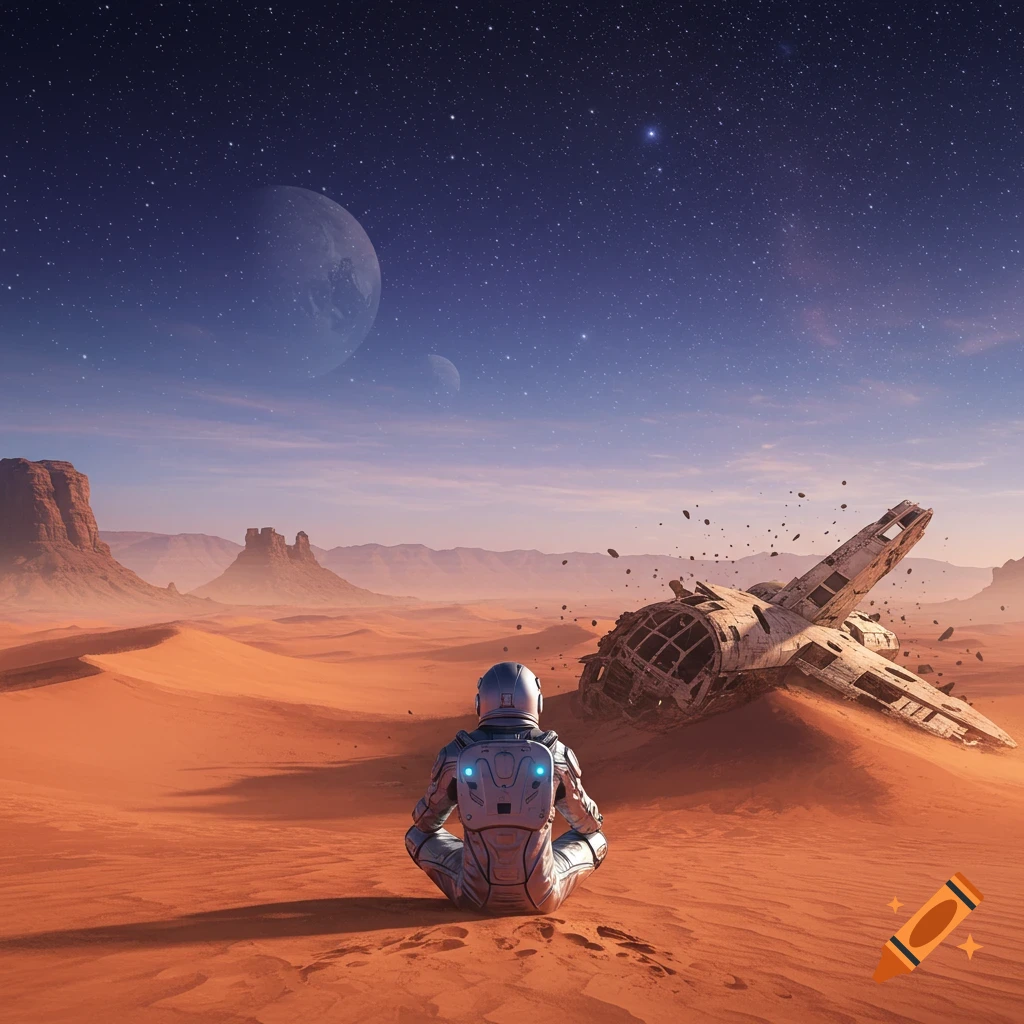 Space images created on Craiyon