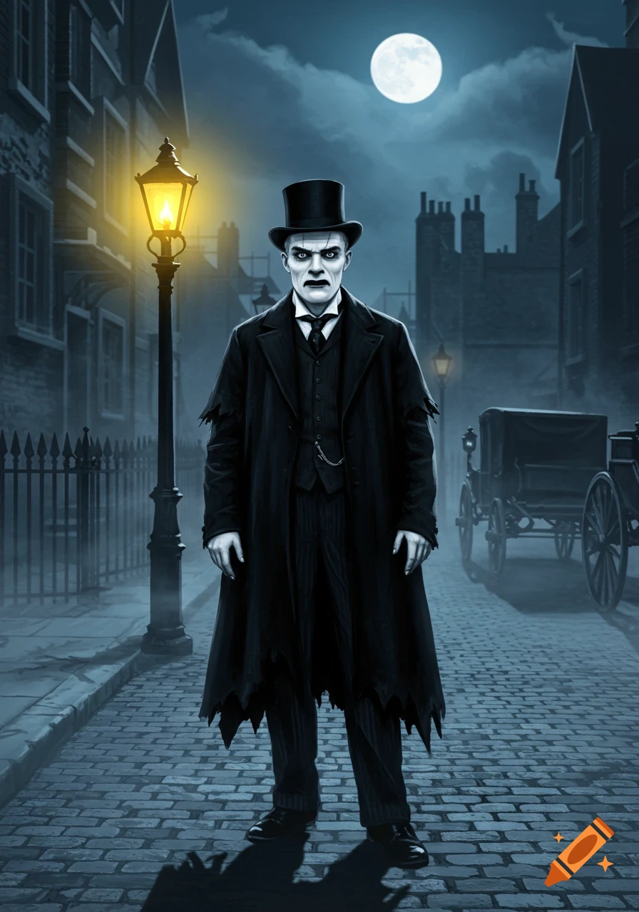 A cartoon villain with green hair and a wide grin, wearing a purple top ...