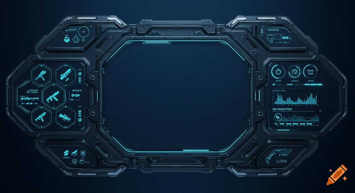 A glowing, segmented experience bar transitions from blue to green with ...