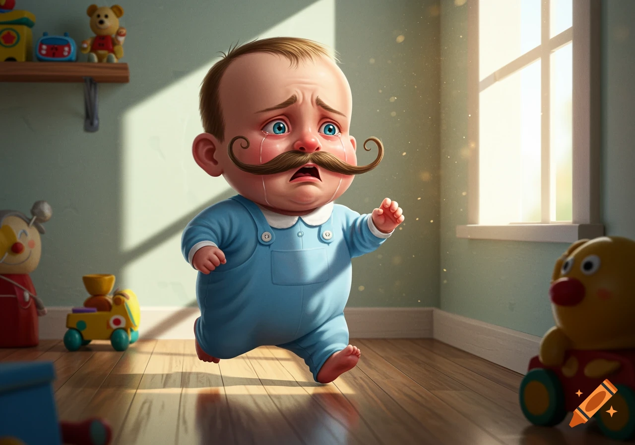 A young boy sits cross-legged on a rug in his room, inflating a giant ...