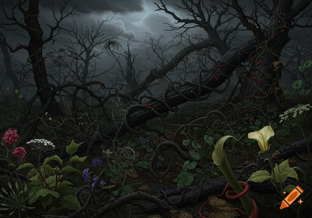 Pixel+art+thorn+bush created on Craiyon