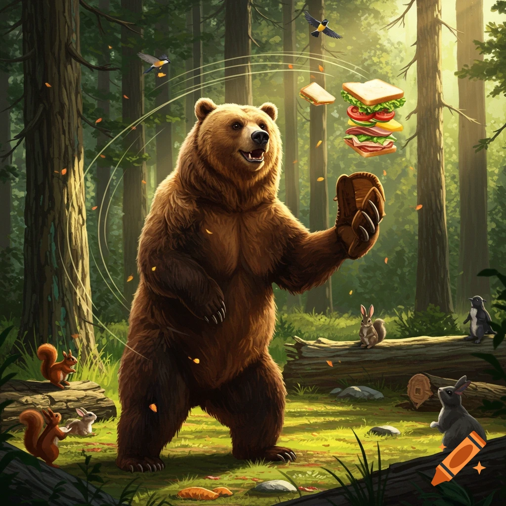 Breaking+bear created on Craiyon