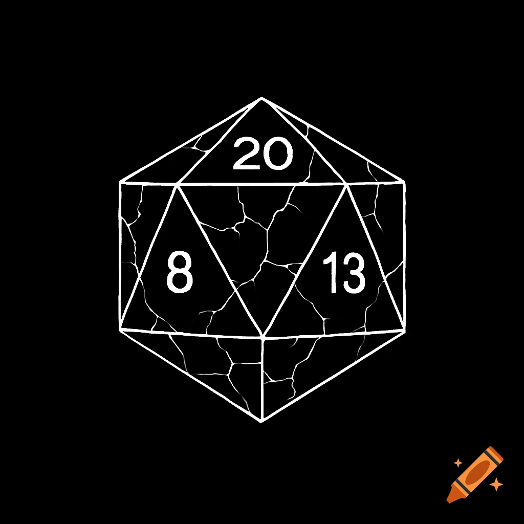 A minimalist black line art illustration of an octahedron, a polyhedron ...