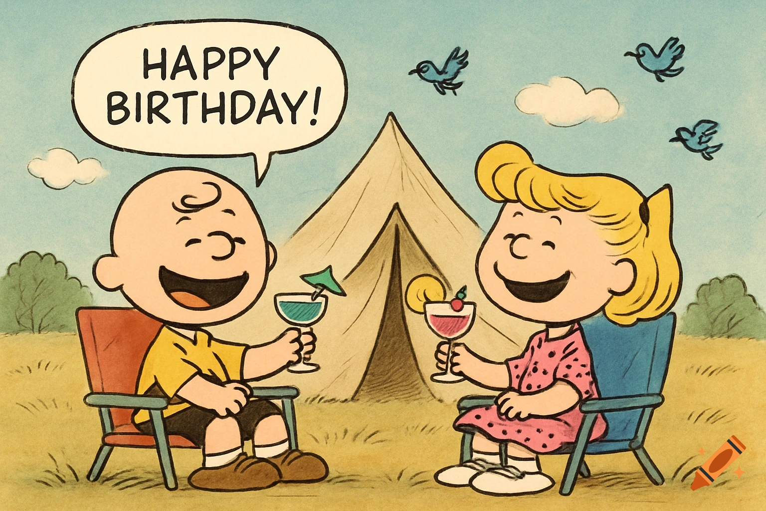 Snoopy, Charlie Brown, Lucy, and another child gather Easter eggs in a ...