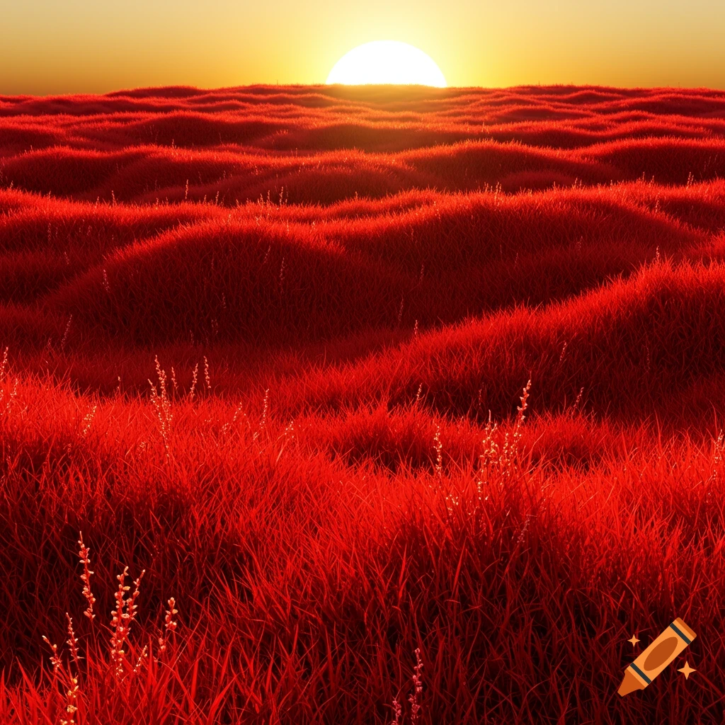 Anime-style grass bunch on transparent background with varied color and ...