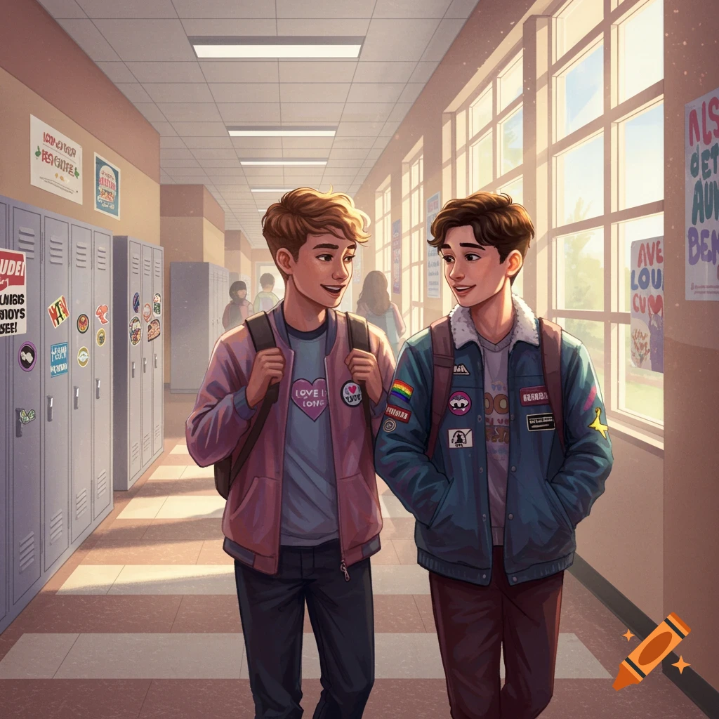 A friendly red-haired man wearing a green long-sleeve shirt and khaki ...