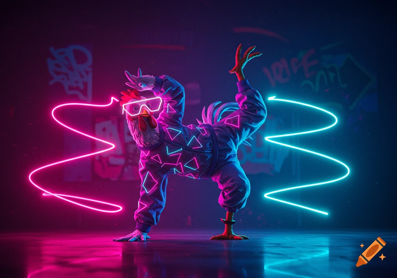 Brunette woman in a pink latex crop top and black latex leggings doing ...