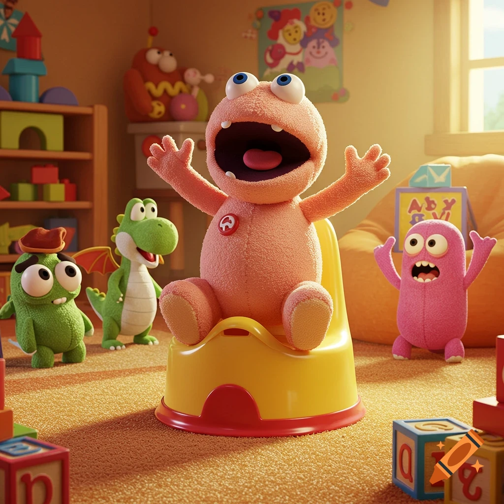 Gongon+poppy+playtime created on Craiyon