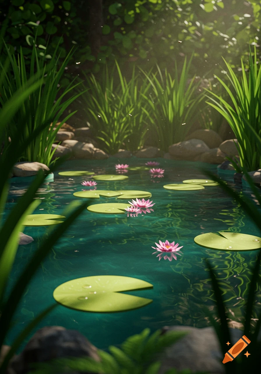 Anime-style grass bunch on transparent background with varied color and ...