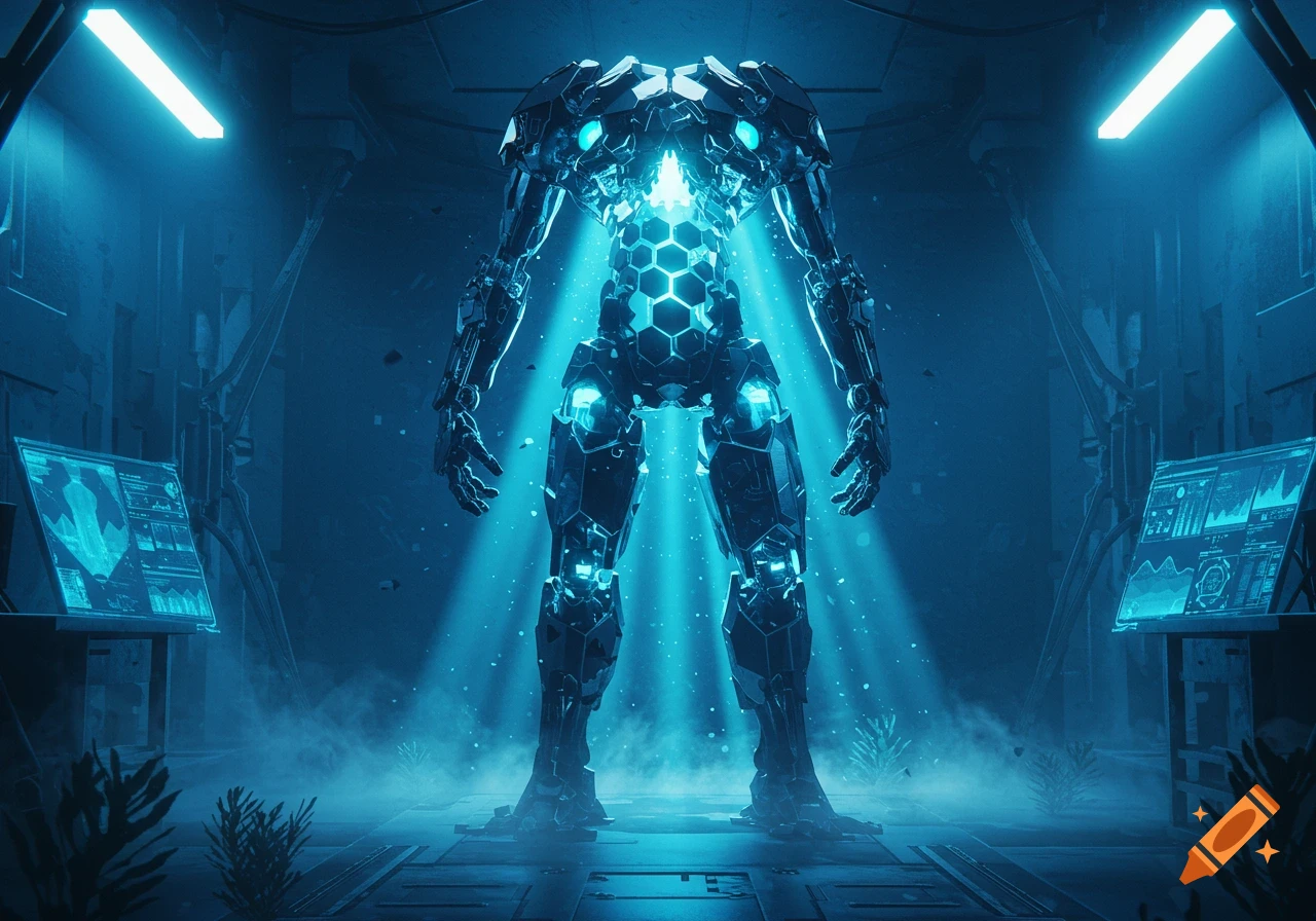 Robot images created on Craiyon