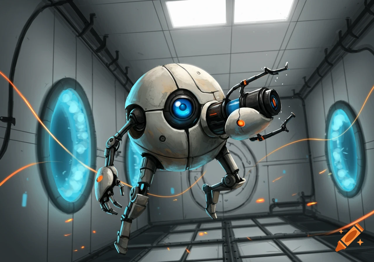 Spider+robot+drawing created on Craiyon