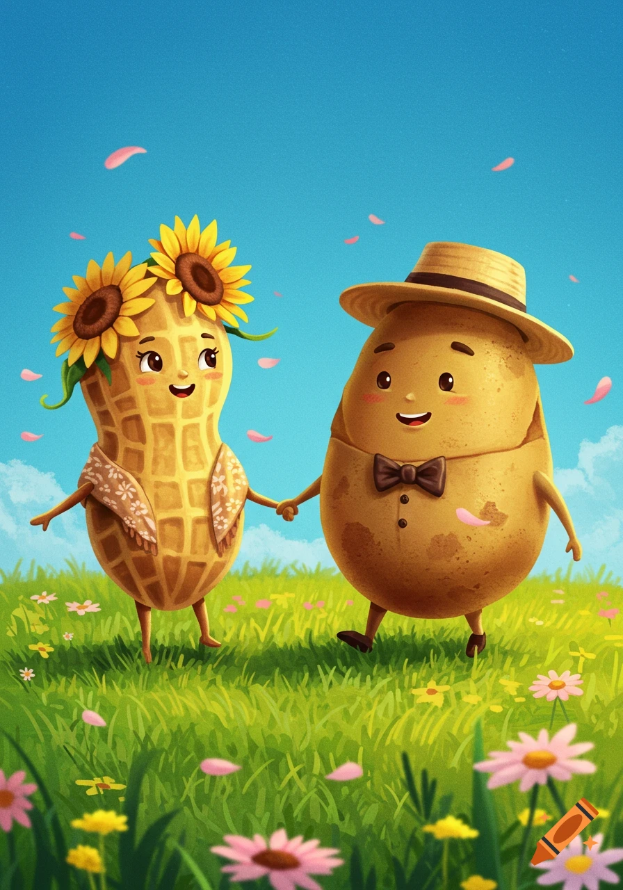 Illustrative giraffe head and neck emerging from an orange, with an ...