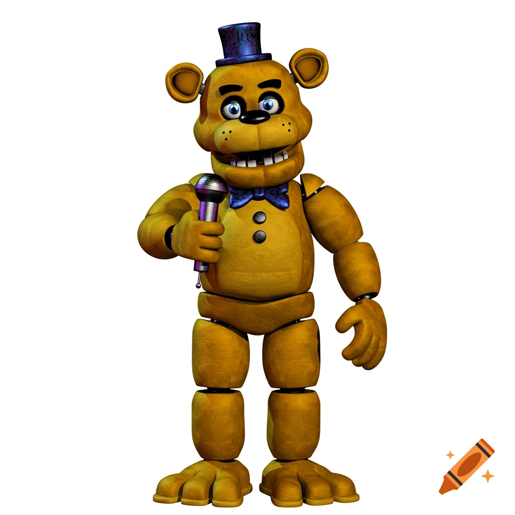 Detail of Withered Chica's clawed feet on Craiyon