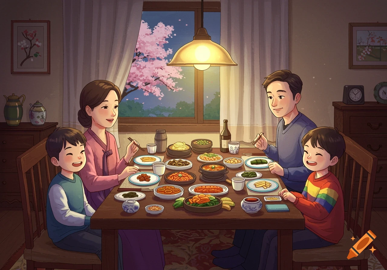 Korean+art created on Craiyon