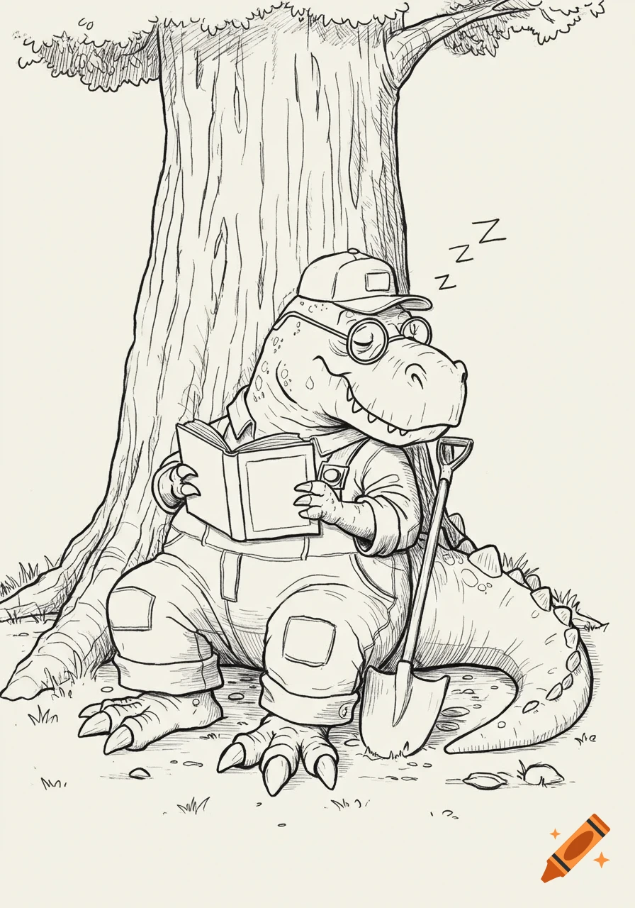 Shoebill+coloring+page created on Craiyon