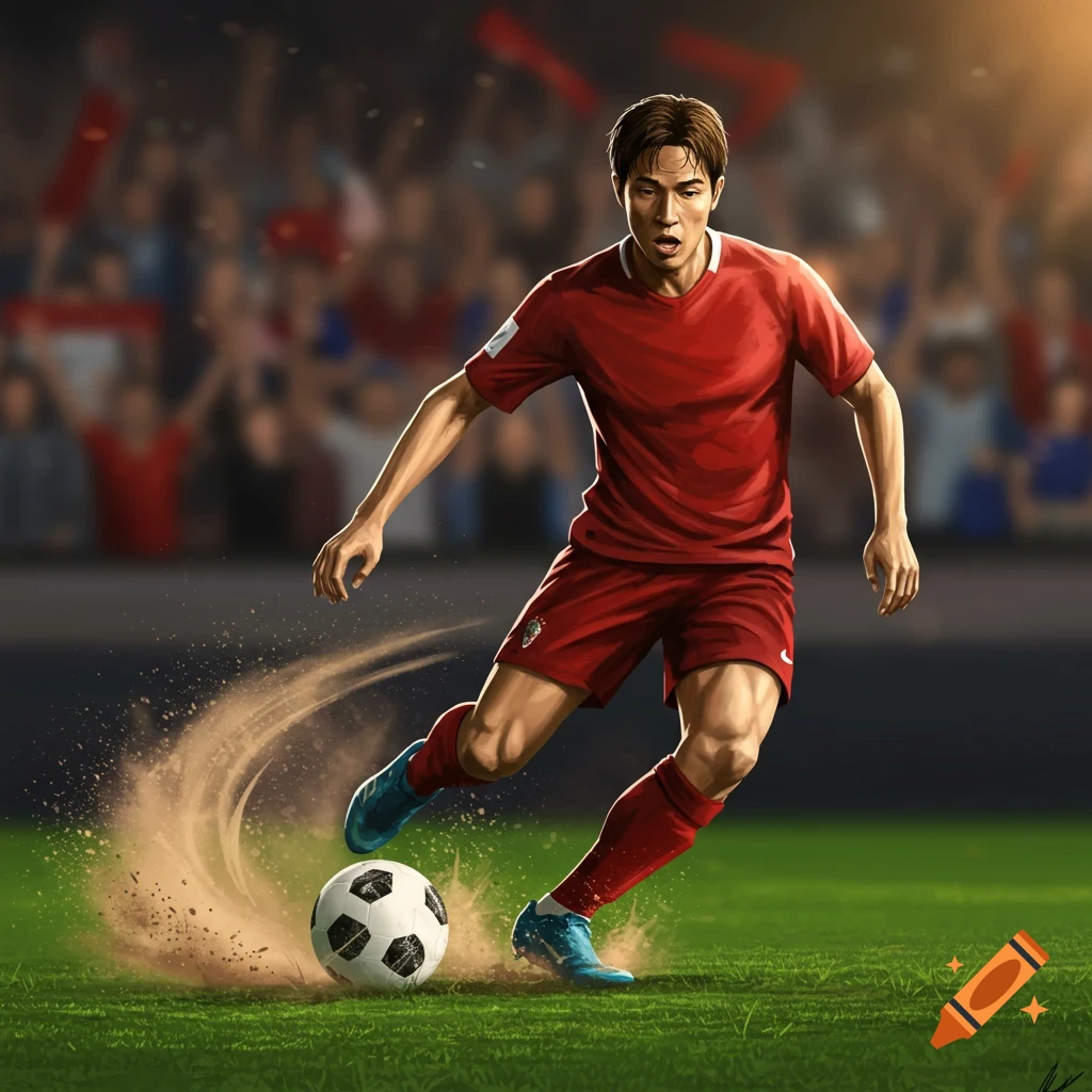 A cheerful green cartoon dragon mascot holding a soccer ball ...